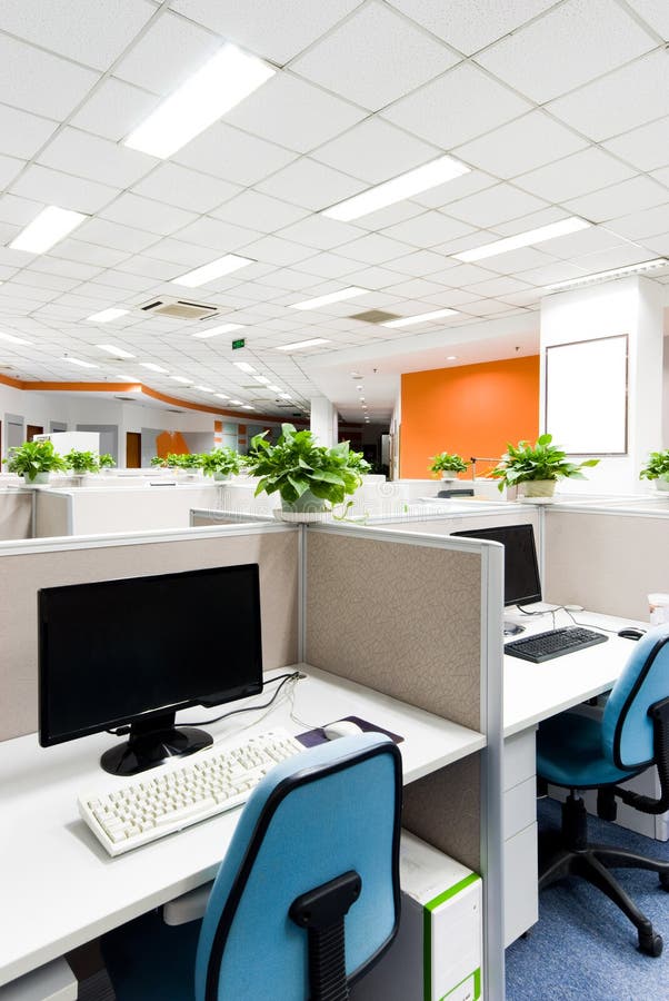 Office work place stock photo. Image of place, perspective - 13537898