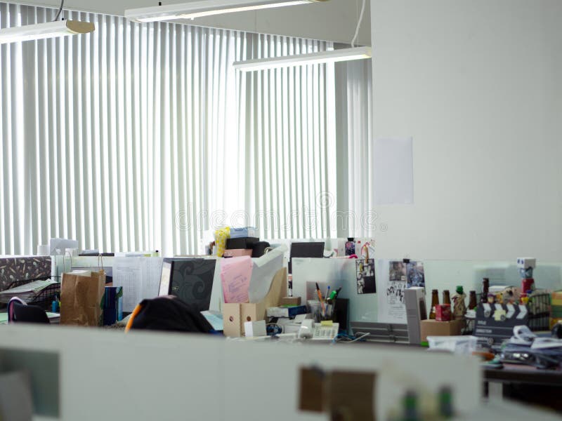 Office Work Place , Office Clutter Stock Photo - Image of computer ...