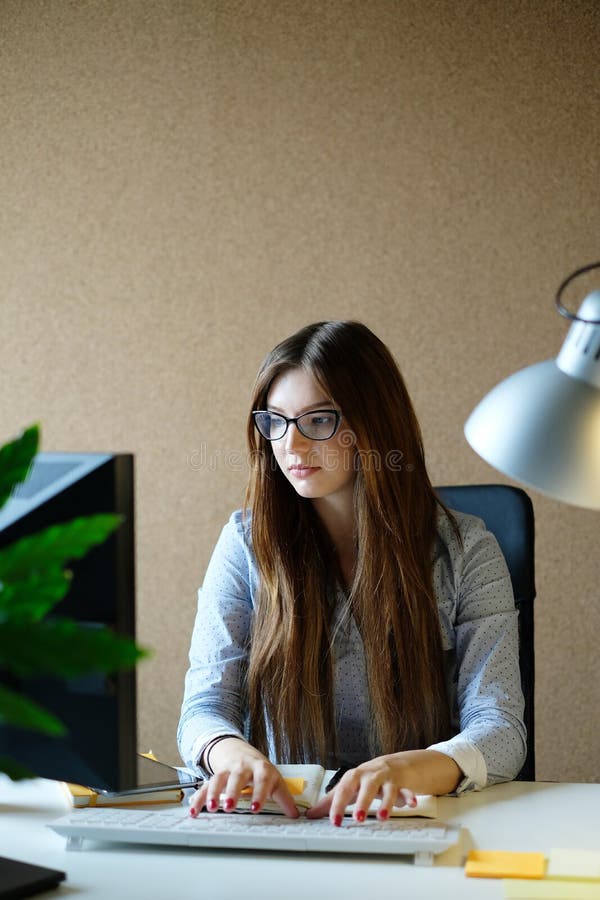 Office work stock image. Image of fashion, keyboard - 107443319