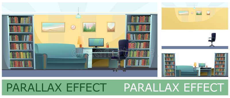 Office for Work and Study. Image from Layers for Overlay with Parallax ...