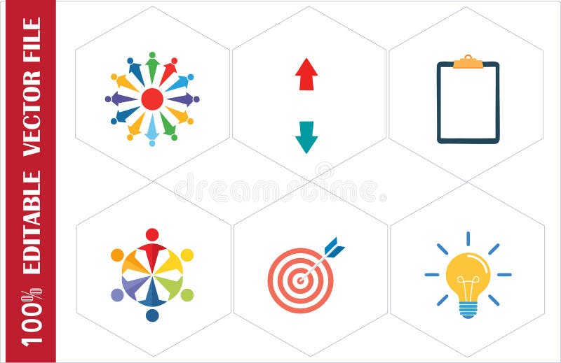 Office Work Vector Pack for Graphic Design Stock Illustration ...