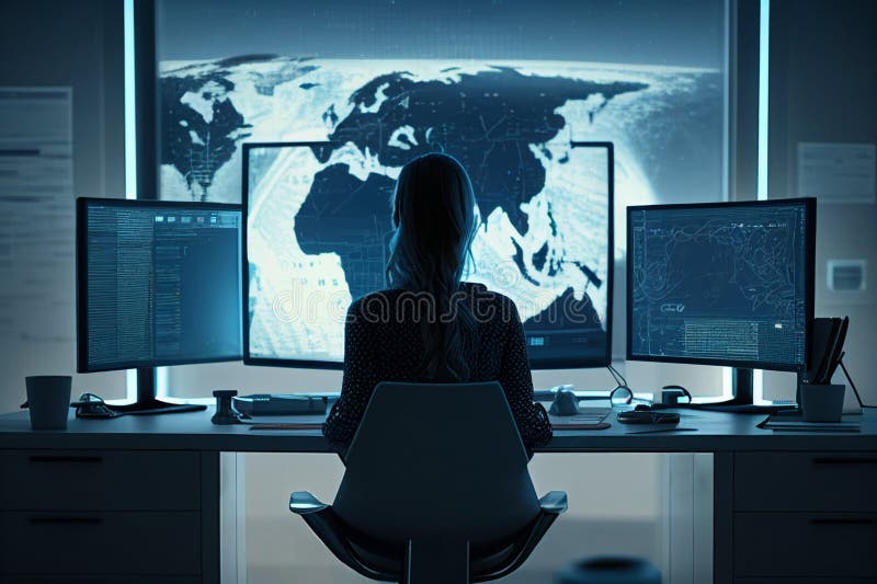 Office Work stock illustration. Illustration of communication - 273706464