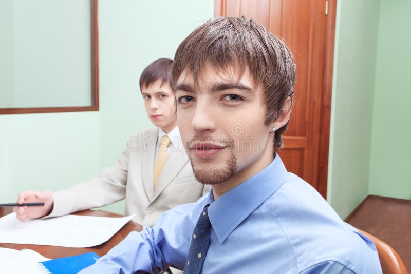 Office worker stock photo. Image of boss, modern, interior - 13232850
