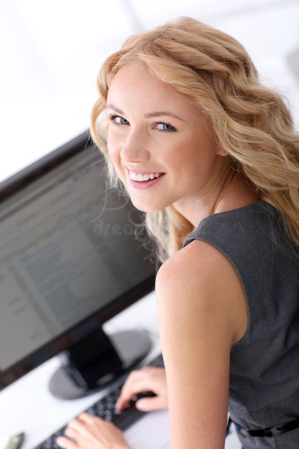 Office worker stock image. Image of active, executive - 22490839