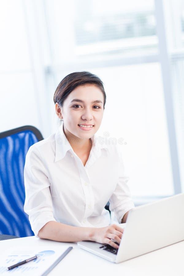 Office worker stock photo. Image of laptop, business - 26420762