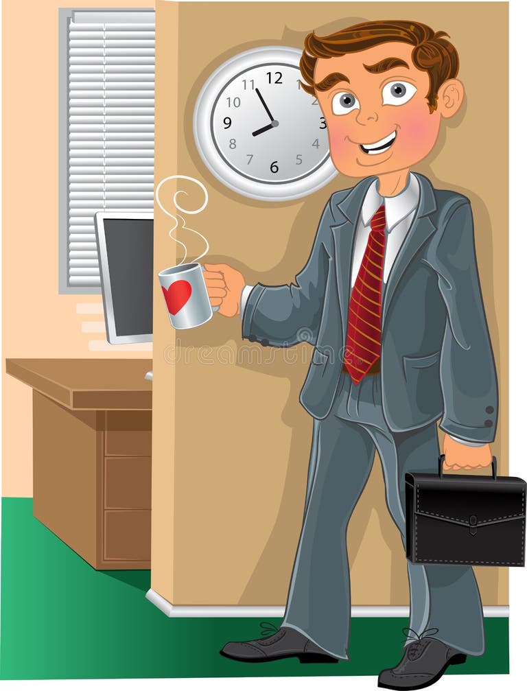 Good Morning Office Stock Illustrations – 1,086 Good Morning Office ...