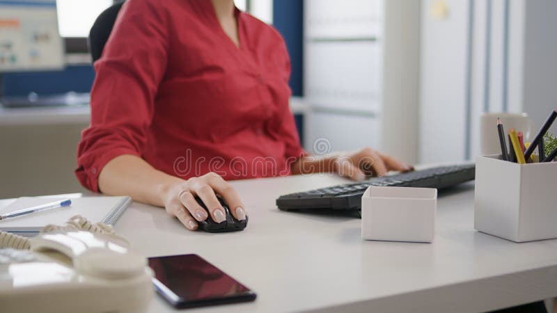 Office Worker with Financial Expertise Planning Research Stock Photo ...