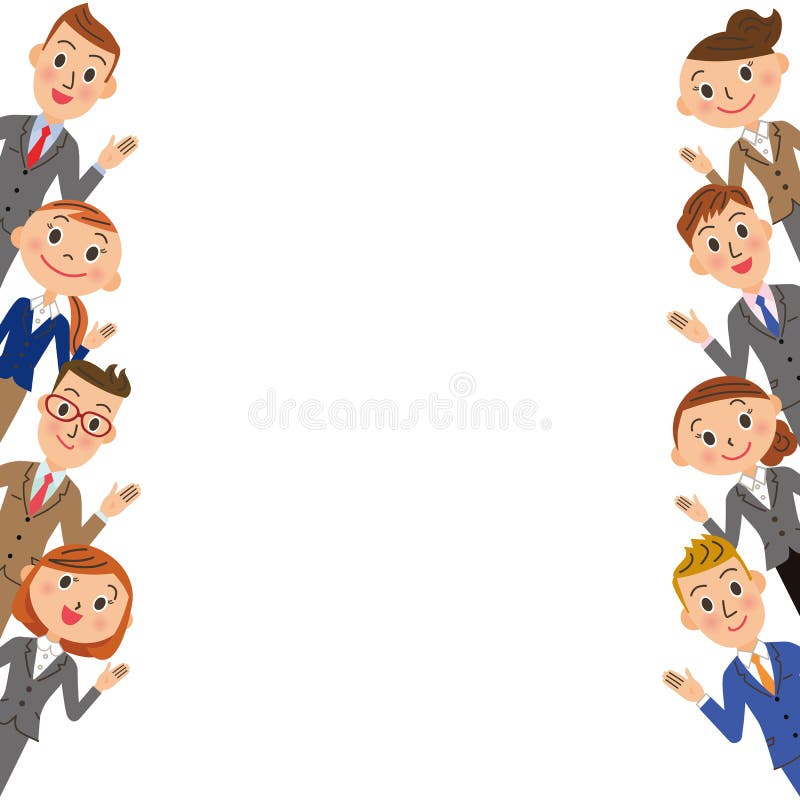 Office worker frame stock vector. Illustration of business - 47889160