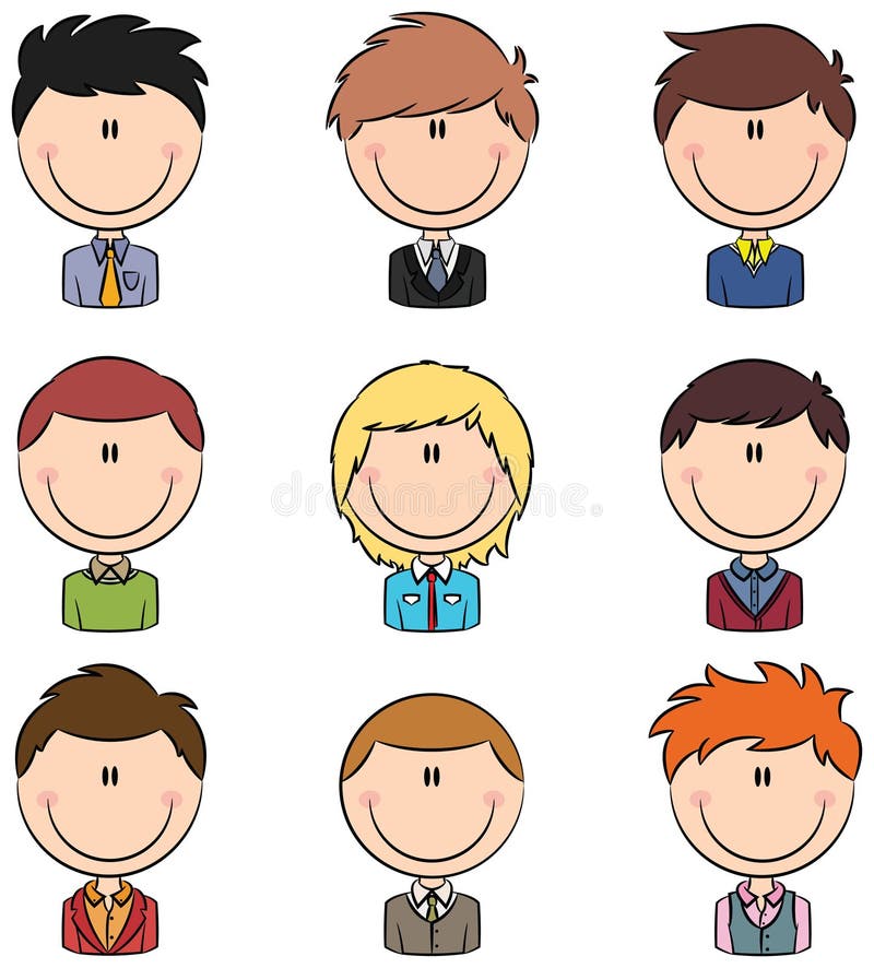 Office Worker Male Avatar stock vector. Illustration of office - 33944487