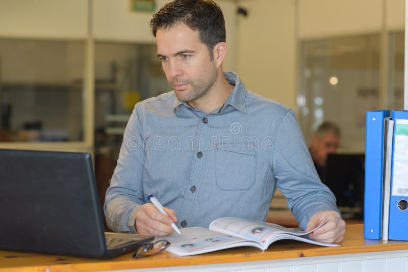 Office worker in office stock image. Image of executive - 93831843