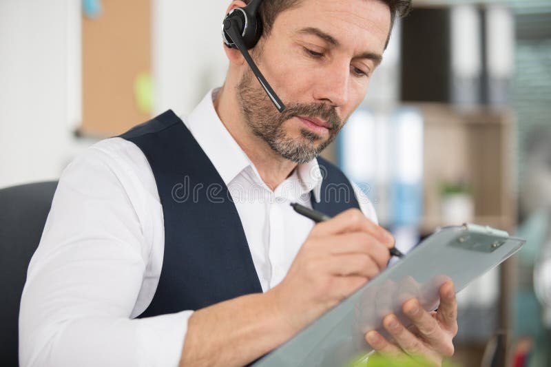 Office Worker and People Concept Stock Image - Image of handsome, adult ...