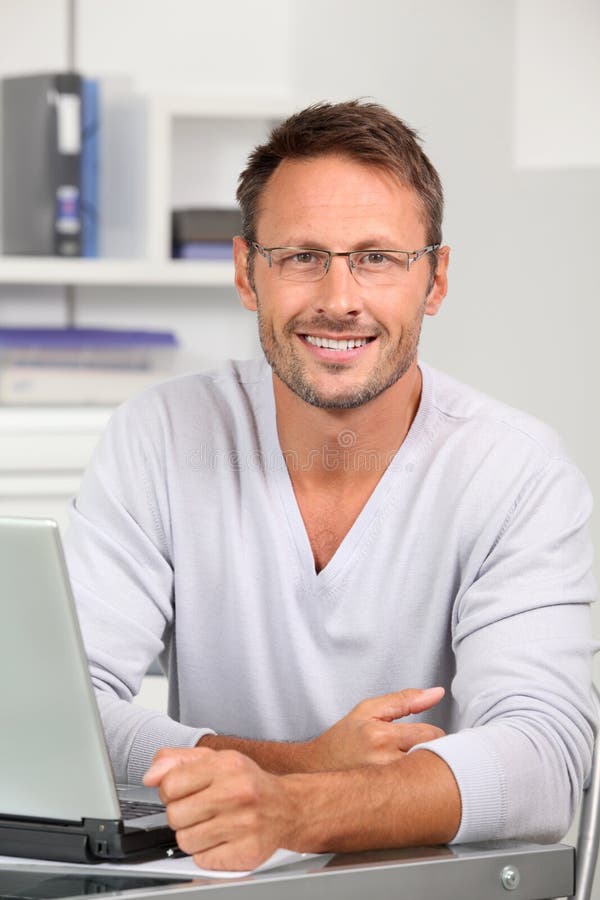 Office worker portrait stock photo. Image of salesman - 16339844