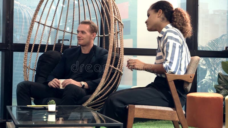 Office Worker Relax at Coffee Corner Taking Break Stock Image - Image ...