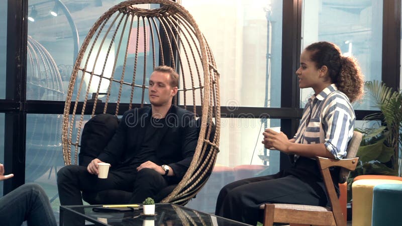 Office Worker Relax at Coffee Corner Taking Break Stock Photo - Image ...