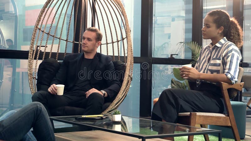 Office Worker Relax at Coffee Corner Taking Break Stock Image - Image ...