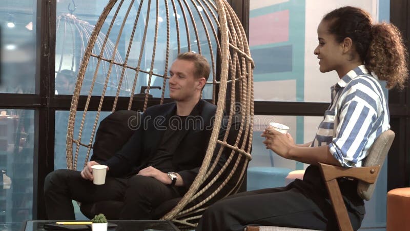 Office Worker Relax at Coffee Corner Taking Break Stock Image - Image ...