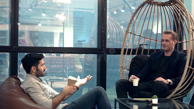 Office Worker Relax at Coffee Corner Taking Break Stock Image - Image ...