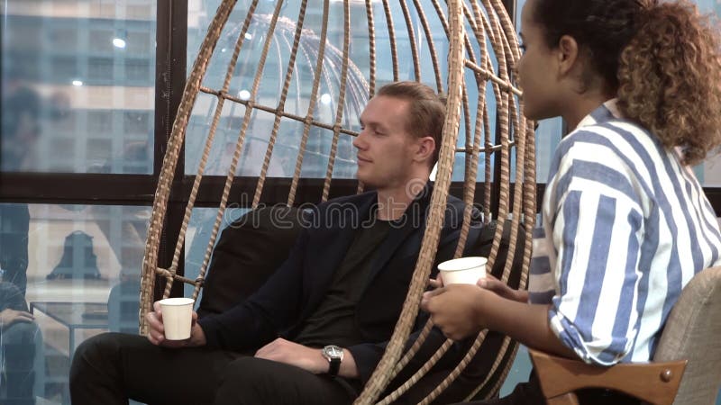 Office Worker Relax at Coffee Corner Taking Break Stock Image - Image ...