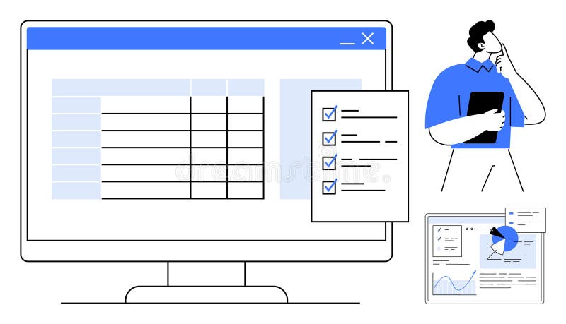 Checklist Tables Stock Illustrations – 159 Checklist Tables Stock ...
