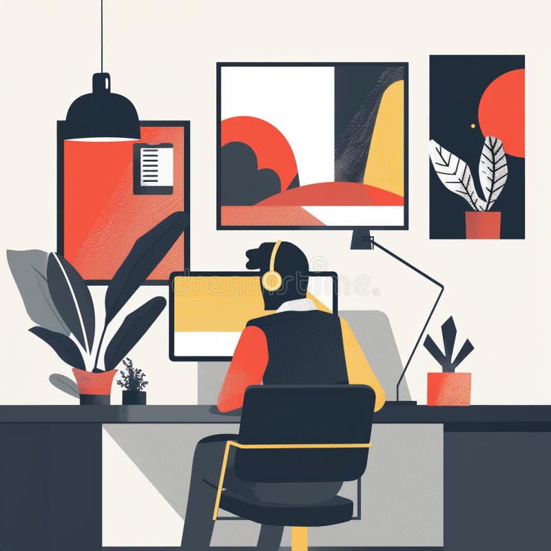 Independent Worker Stock Illustrations – 1,012 Independent Worker Stock ...