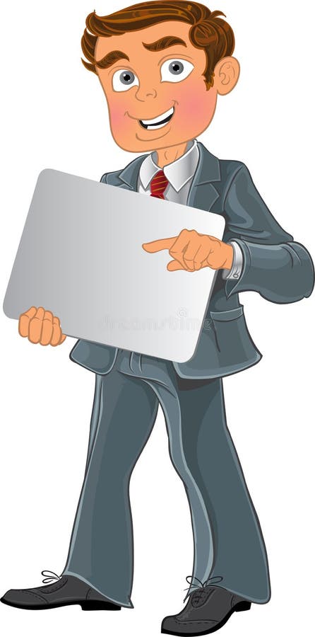 Male Office Worker Clipart