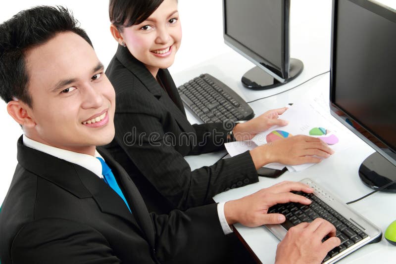 Office worker working stock image. Image of result, confident - 24539239