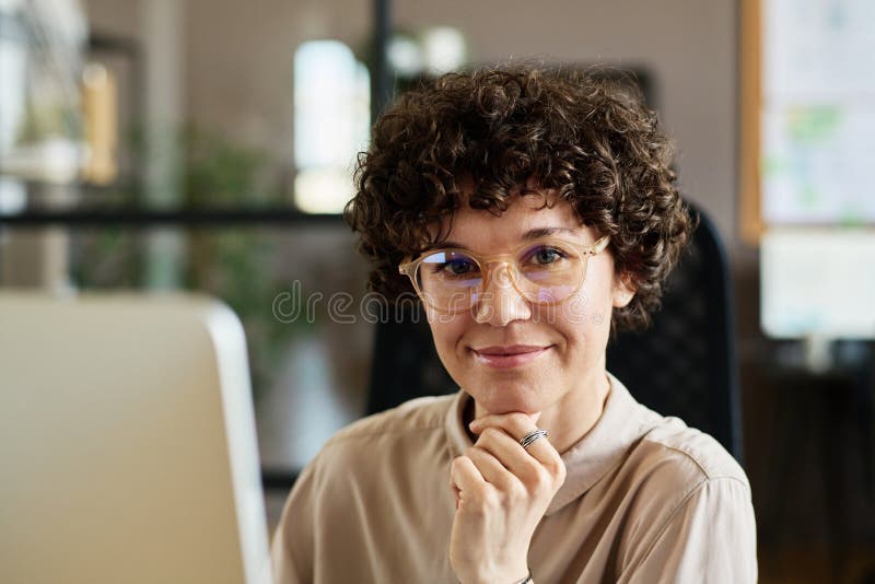 Office Worker Working at Office Stock Image - Image of entrepreneur ...