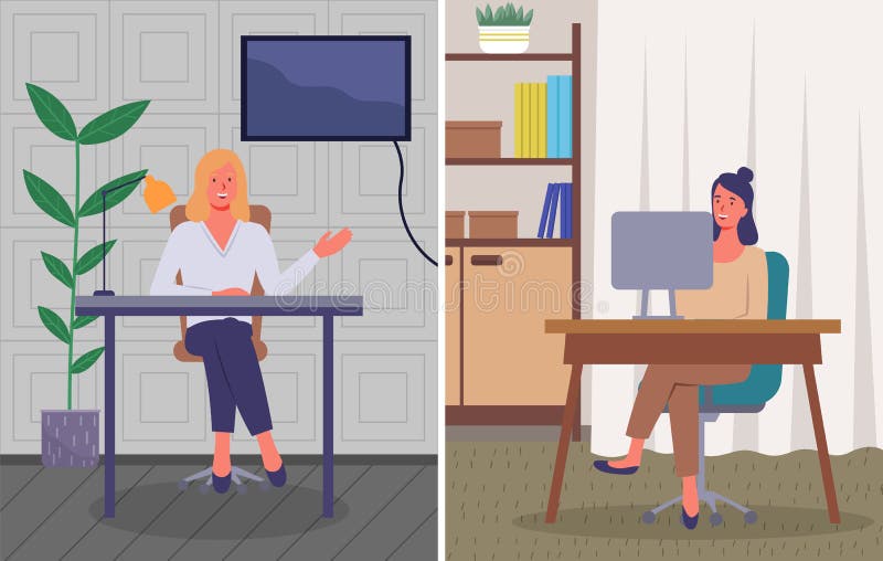 Office Workers. Co-workers. Colleagues Discuss Project Teamwork. Office ...