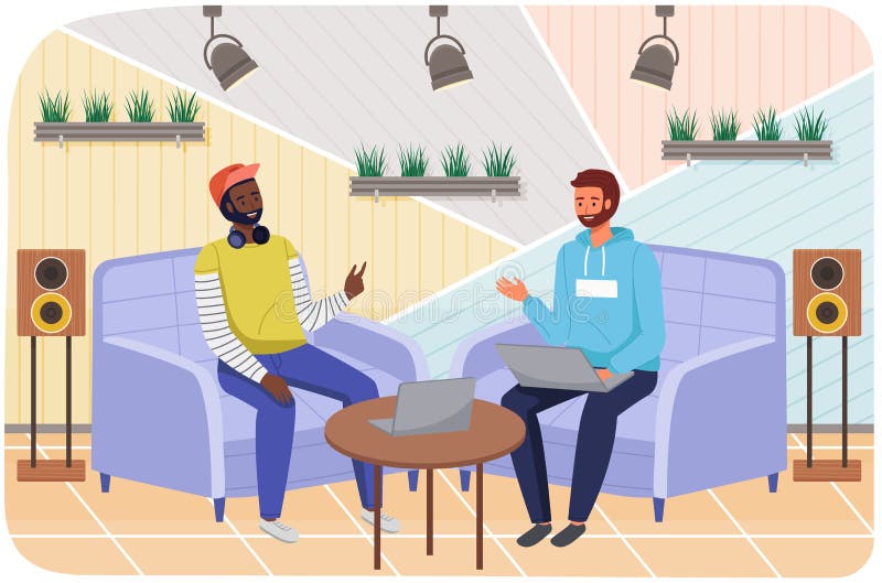 Office Workers. Co-workers. Colleagues Discuss Project Teamwork. Office ...