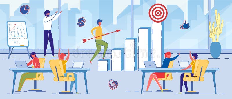 Different Men and Women Cartoon Characters Set. Stock Vector ...