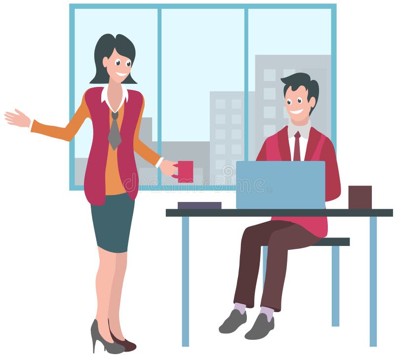 Office Workers. the Office Workplace Fosters Collaboration and ...