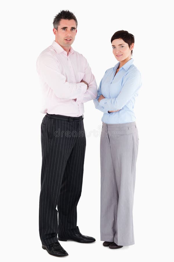 Office workers standing up stock image. Image of adult - 20875765