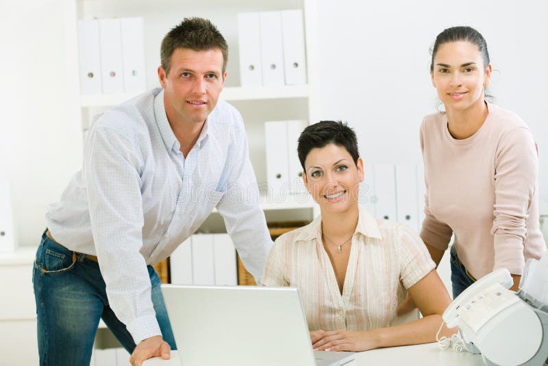 Office workers working stock photo. Image of career, business - 7638338