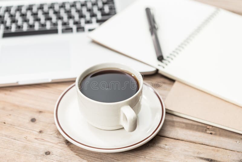 Office Working Desk Top View Stock Image - Image of computer, creative ...