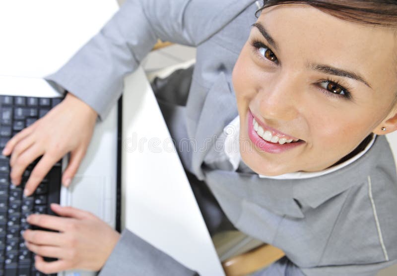 Office Working Typing on a Computer Stock Image - Image of person ...