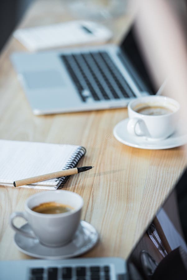Computers workplace stock image. Image of perspective - 5727201