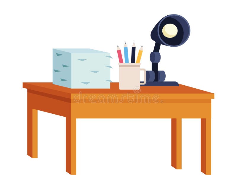 Office and Workplace Elements Cartoons Stock Vector - Illustration of ...