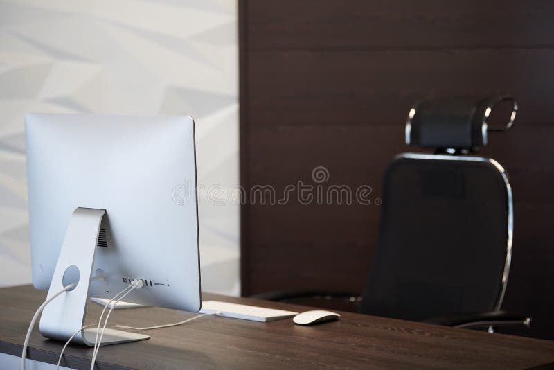 Office Workplace. Modern Work Place for Designer Stock Photo - Image of ...