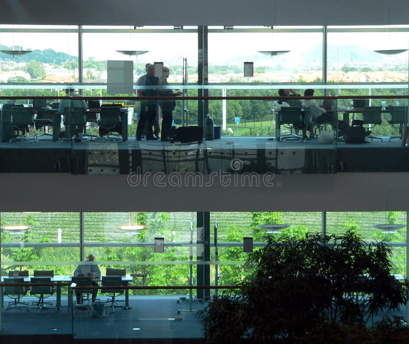 Office Workspace stock image. Image of conferencing, cubicle - 535609