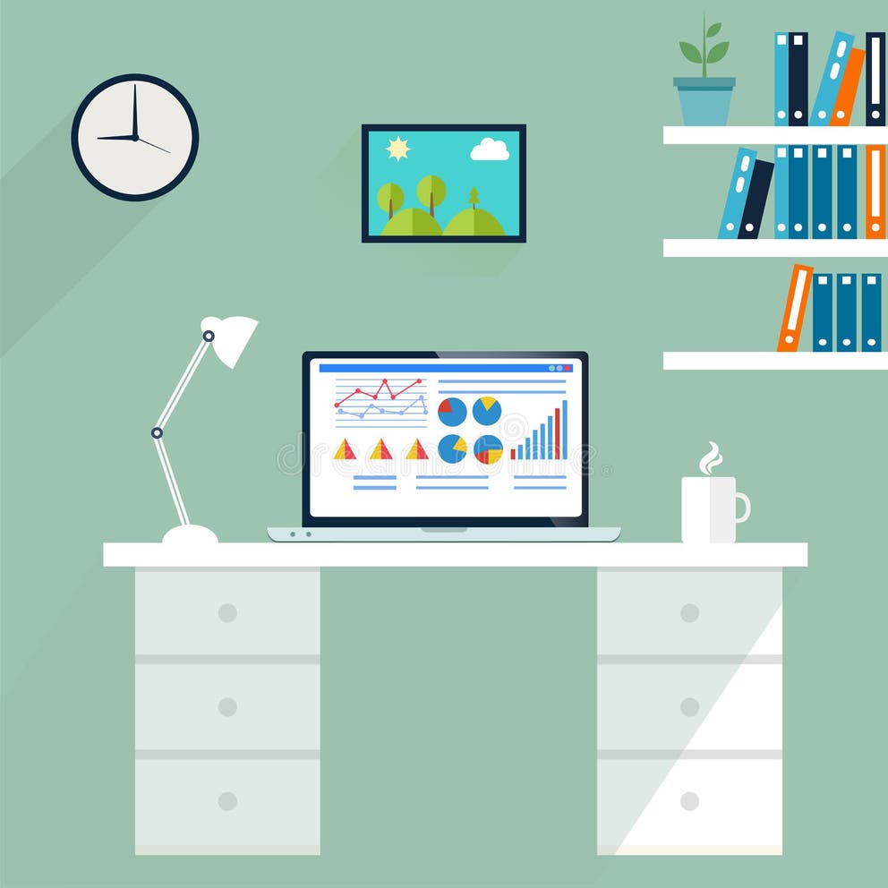 Green Workspace Stock Illustrations – 3,320 Green Workspace Stock ...