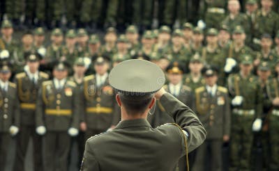 Officer Snap-shooting Military Stock Photo - Image of warrior, region ...