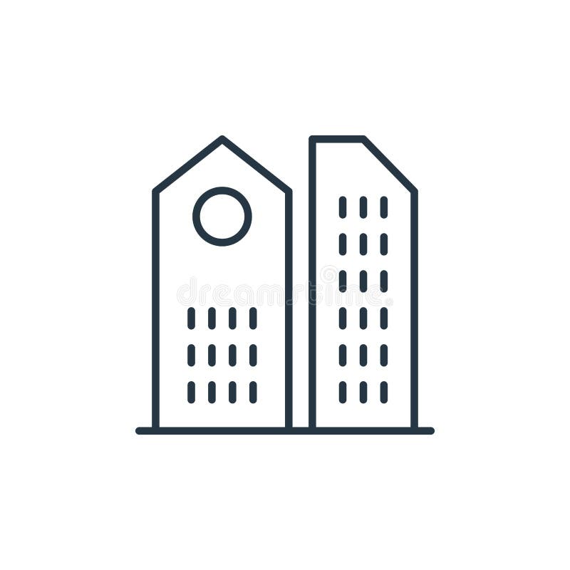 Offices Icon Vector Sign and Symbol Isolated on White Background Stock ...