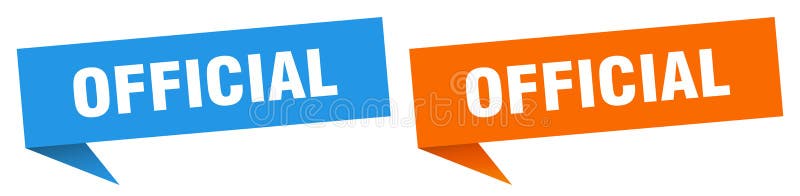 Official Banner. Official Speech Bubble Label Set Stock Vector ...