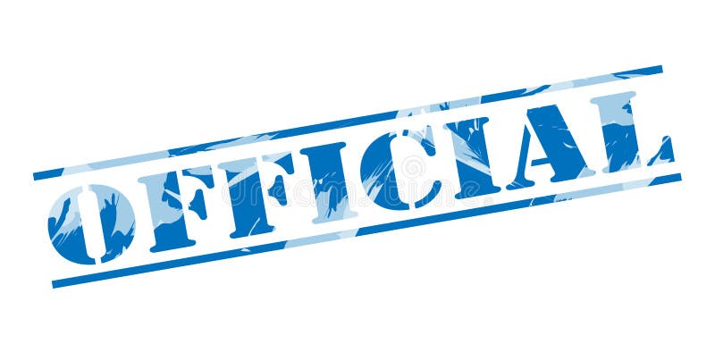 Its official red stamp stock illustration. Illustration of isolated ...