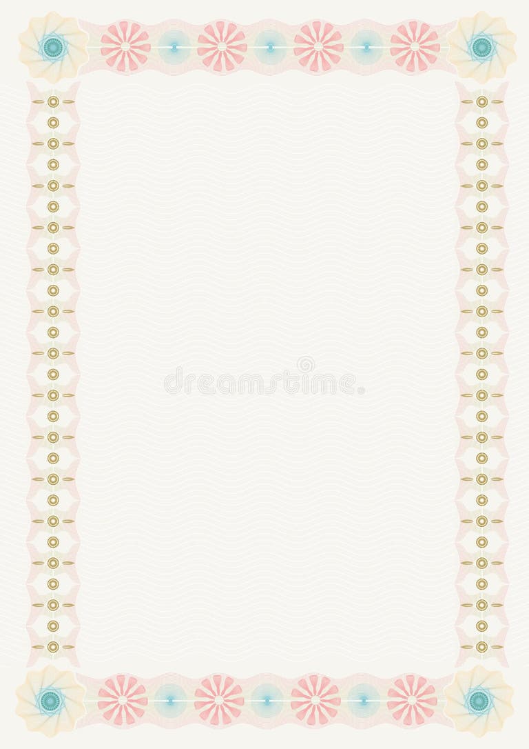 Official Certificate Line Border Stock Illustrations – 1,172 Official ...