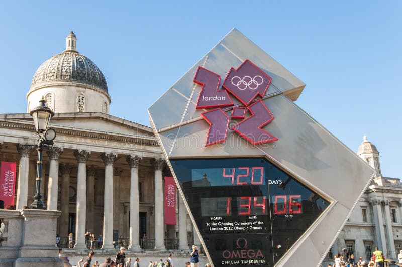 Official Countdown Clock for the Olympic and P Editorial Stock Photo ...