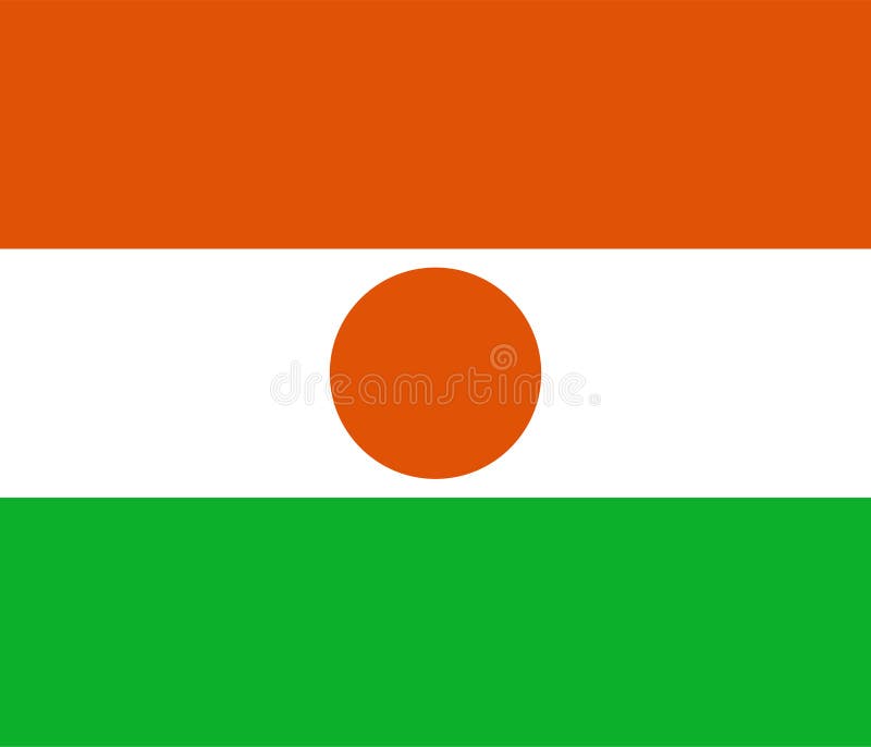 The Official Current Flag of the Republic of Niger. State Flag of Niger ...