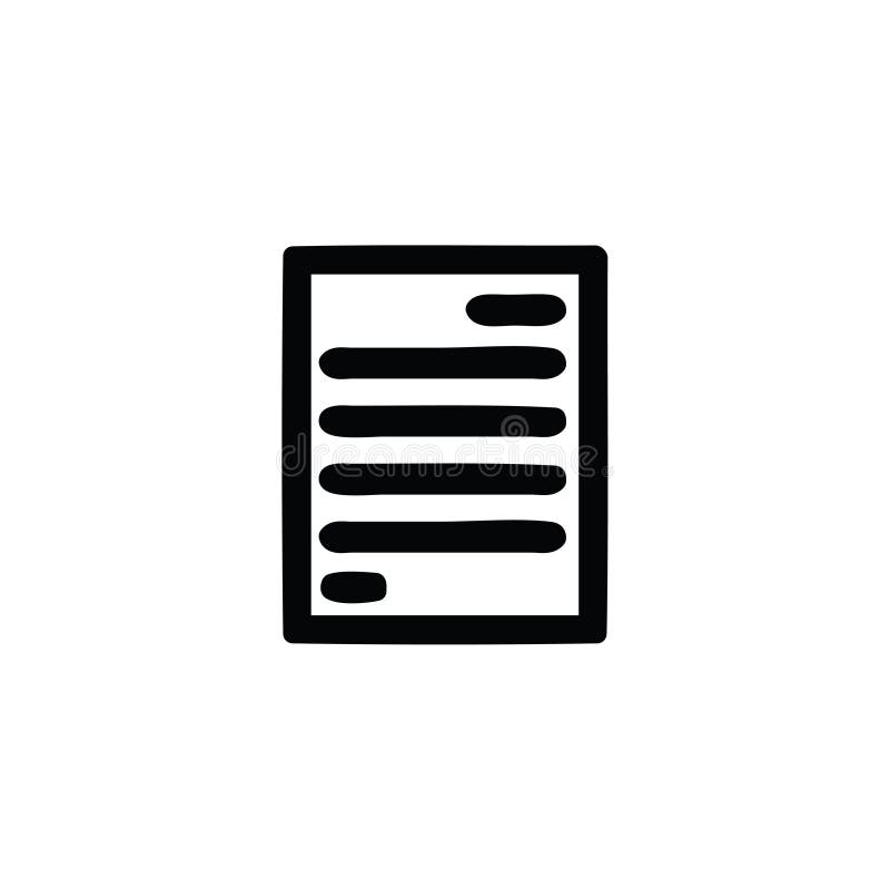 Official document icon stock vector. Illustration of clip - 149232898