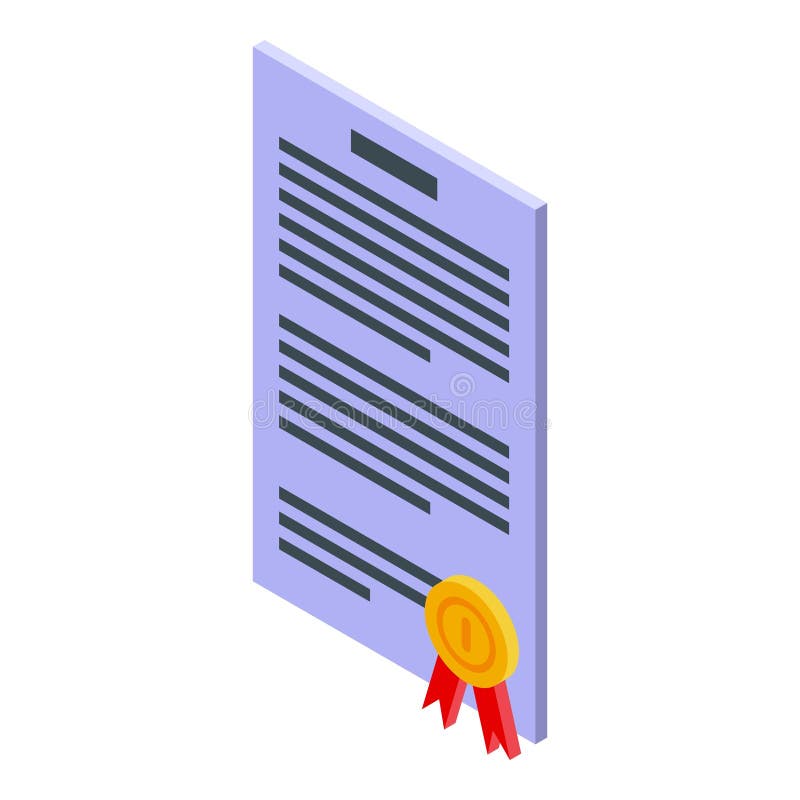 Official Document is Signed and Confirmed Stock Vector - Illustration ...