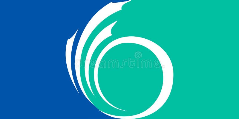 Official Flag of Ottawa. City of Canada Stock Illustration ...